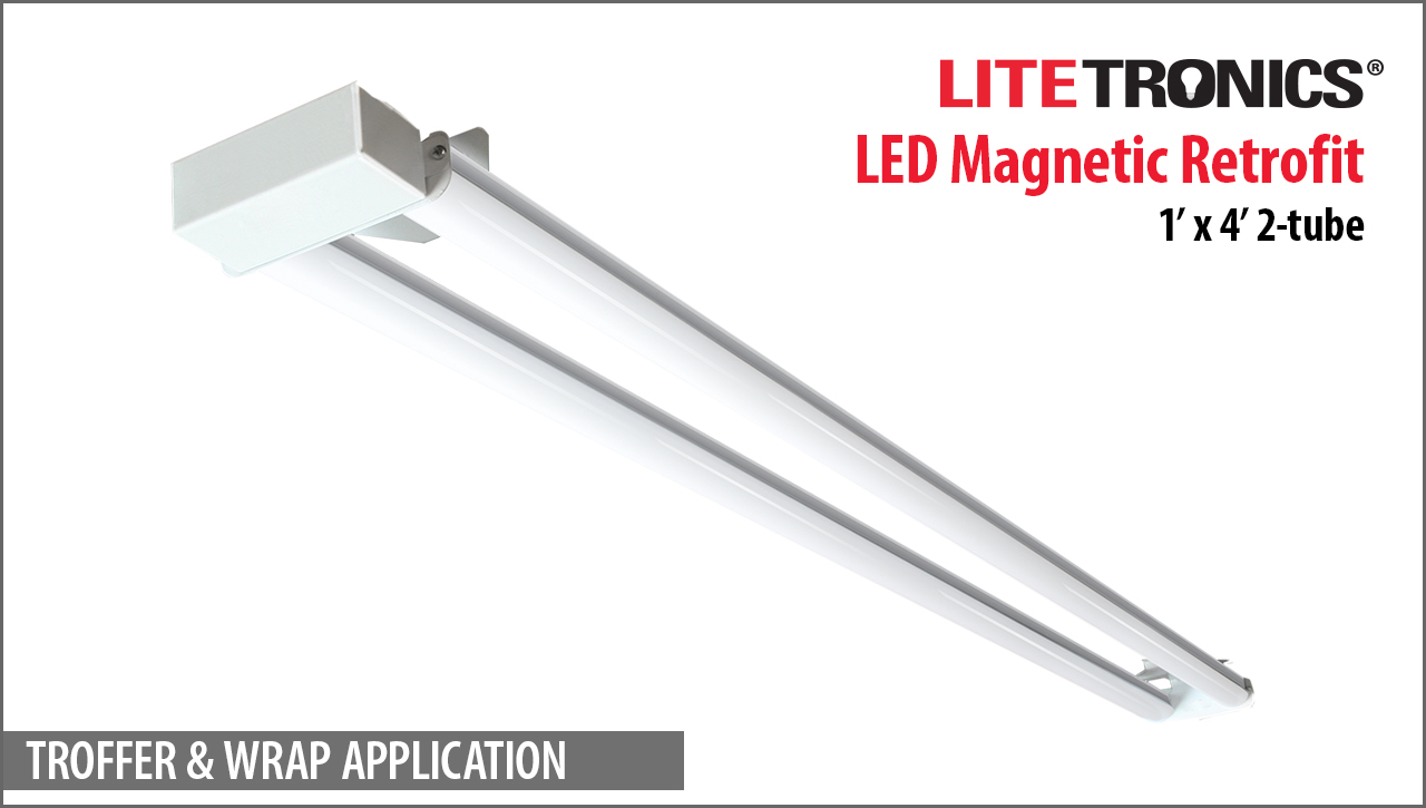 LED Retrofit 1x4- Troffer & Wrap Application - Video - Litetronics