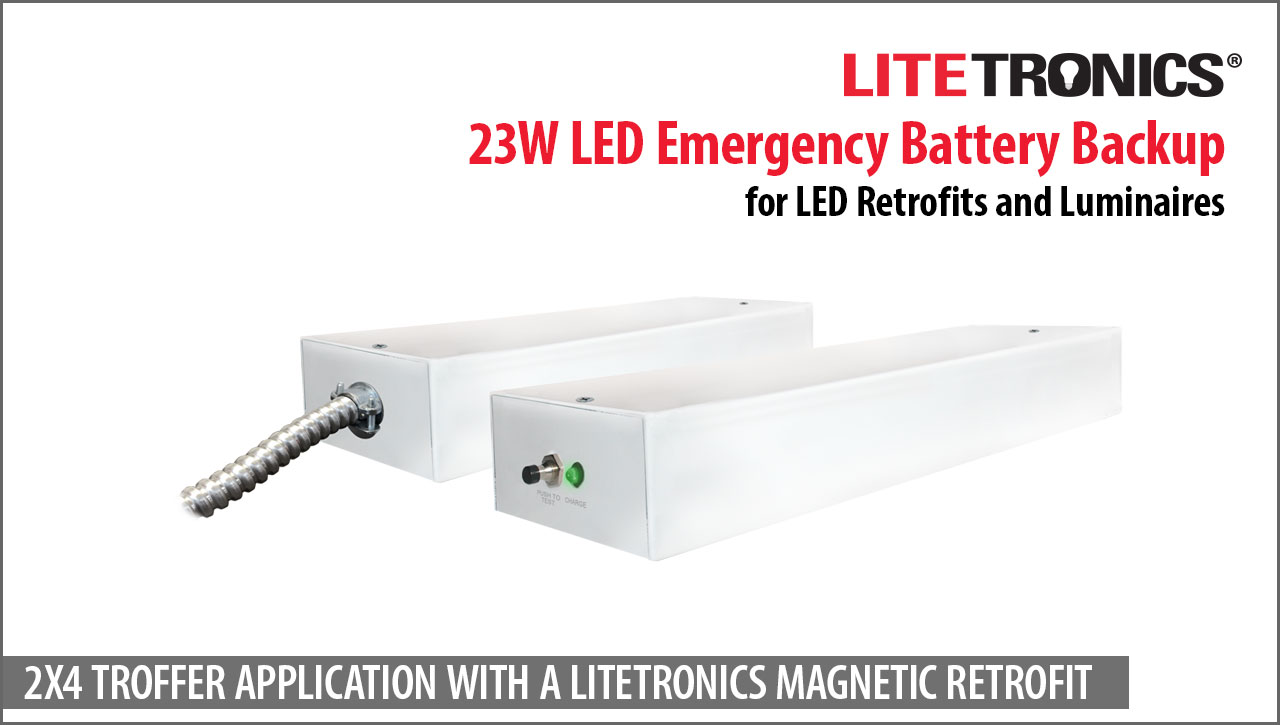 LED Emergency Battery Backup - Video - Litetronics