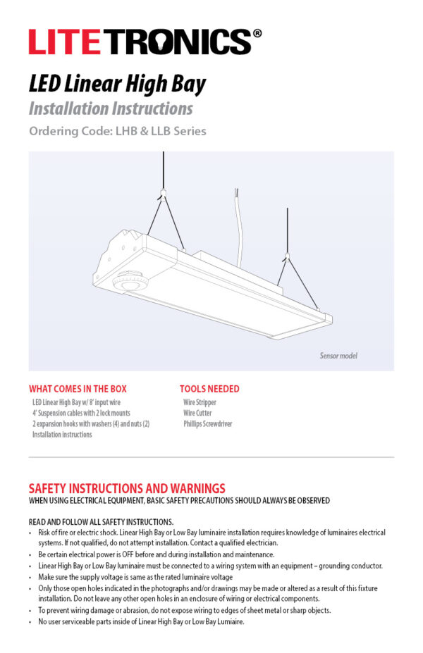 LED Linear High Bay Archives - Litetronics