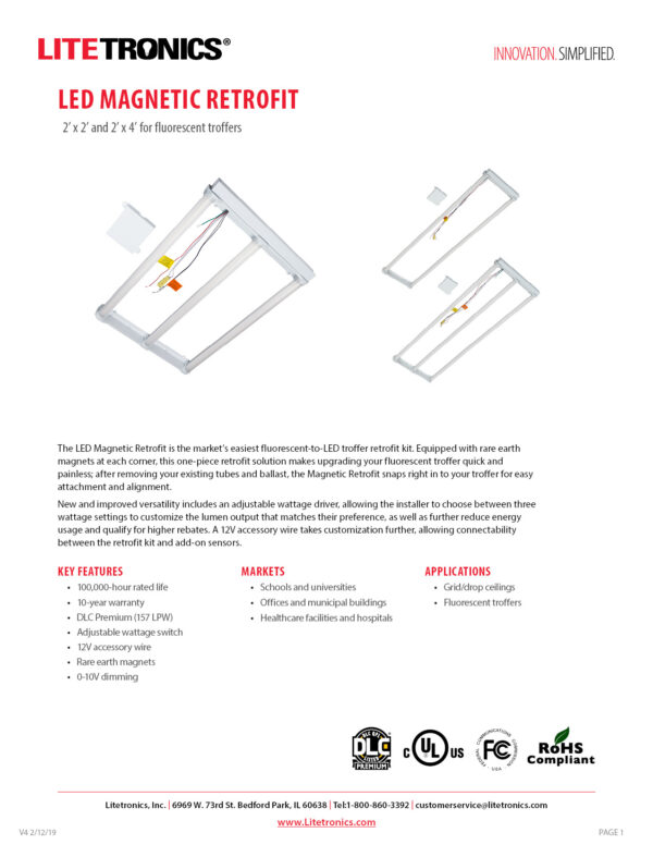 LED Magnetic Retrofit Archives - Litetronics