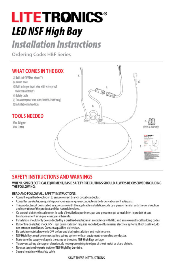 LED NSF High Bay Archives - Litetronics