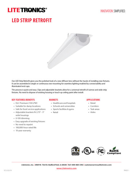 LED Strip Retrofit Archives - Litetronics