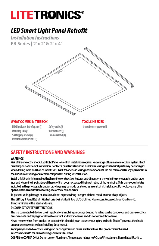 LED Light Panel Retrofit Archives - Litetronics
