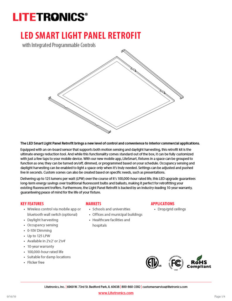 LED Light Panel Retrofit Archives - Litetronics