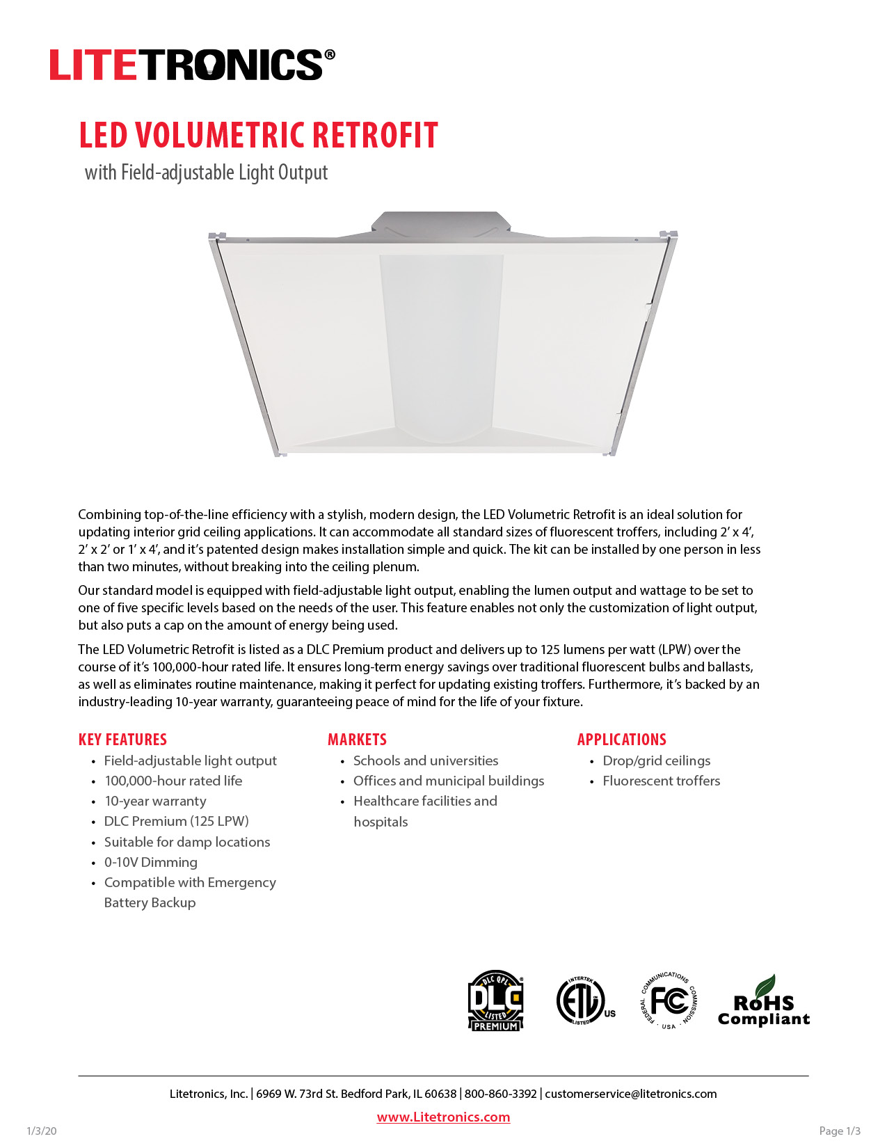 LED Volumetric Retrofit Archives - Litetronics
