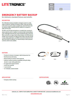 LED Emergency Battery Backup Archives - Litetronics