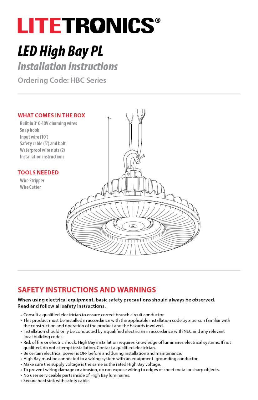 LED Round High Bay PL Archives - Litetronics