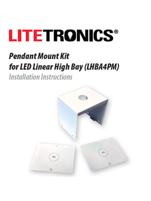 Pendant Mount Kit for LED Linear High Bay - Litetronics
