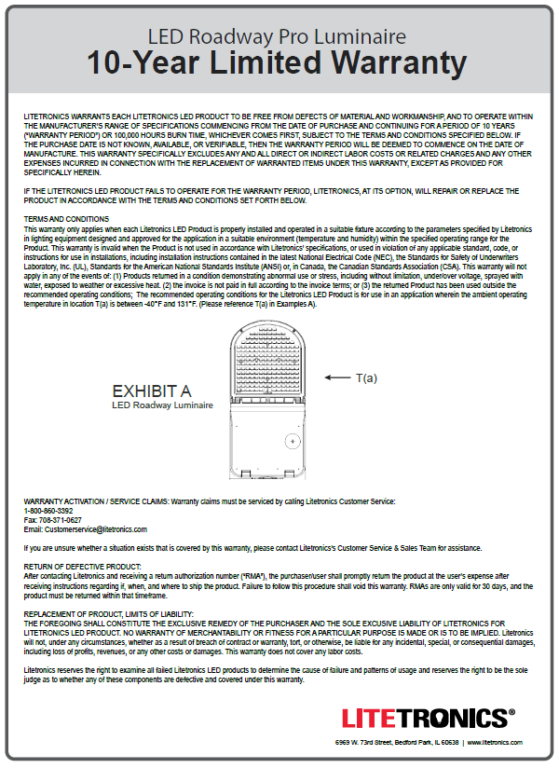 LED Lighting Literature | Litetronics